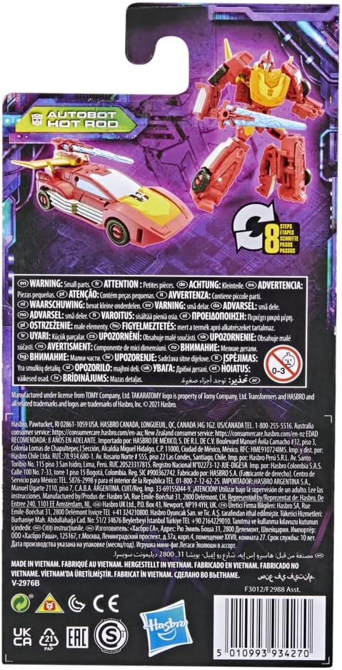Transformers Toys Generations Legacy Core Autobot Hot Rod Action Figure ...