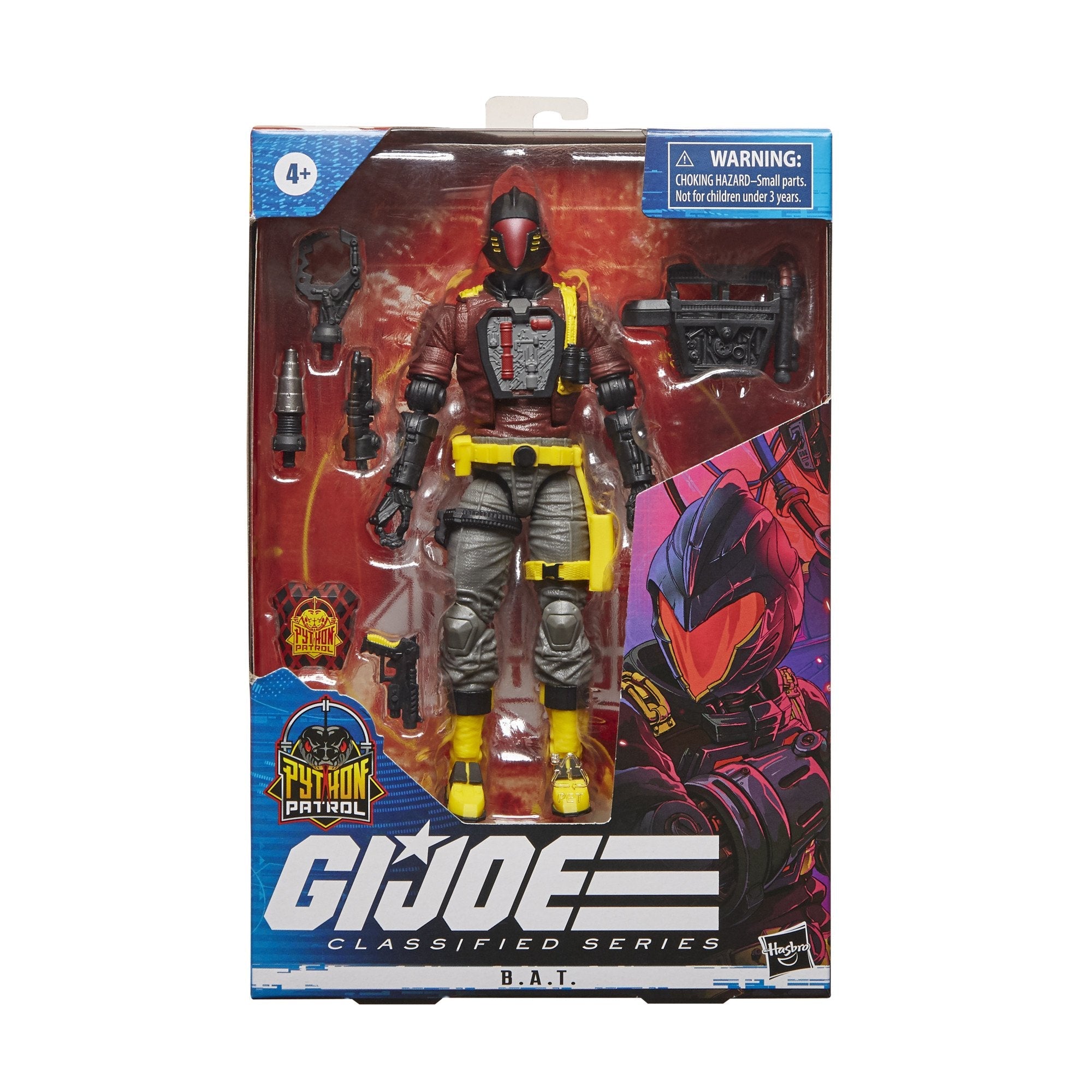 Hasbro G.I. Joe Classified Series Figure, 6" Special B.A.T. Figure with ...